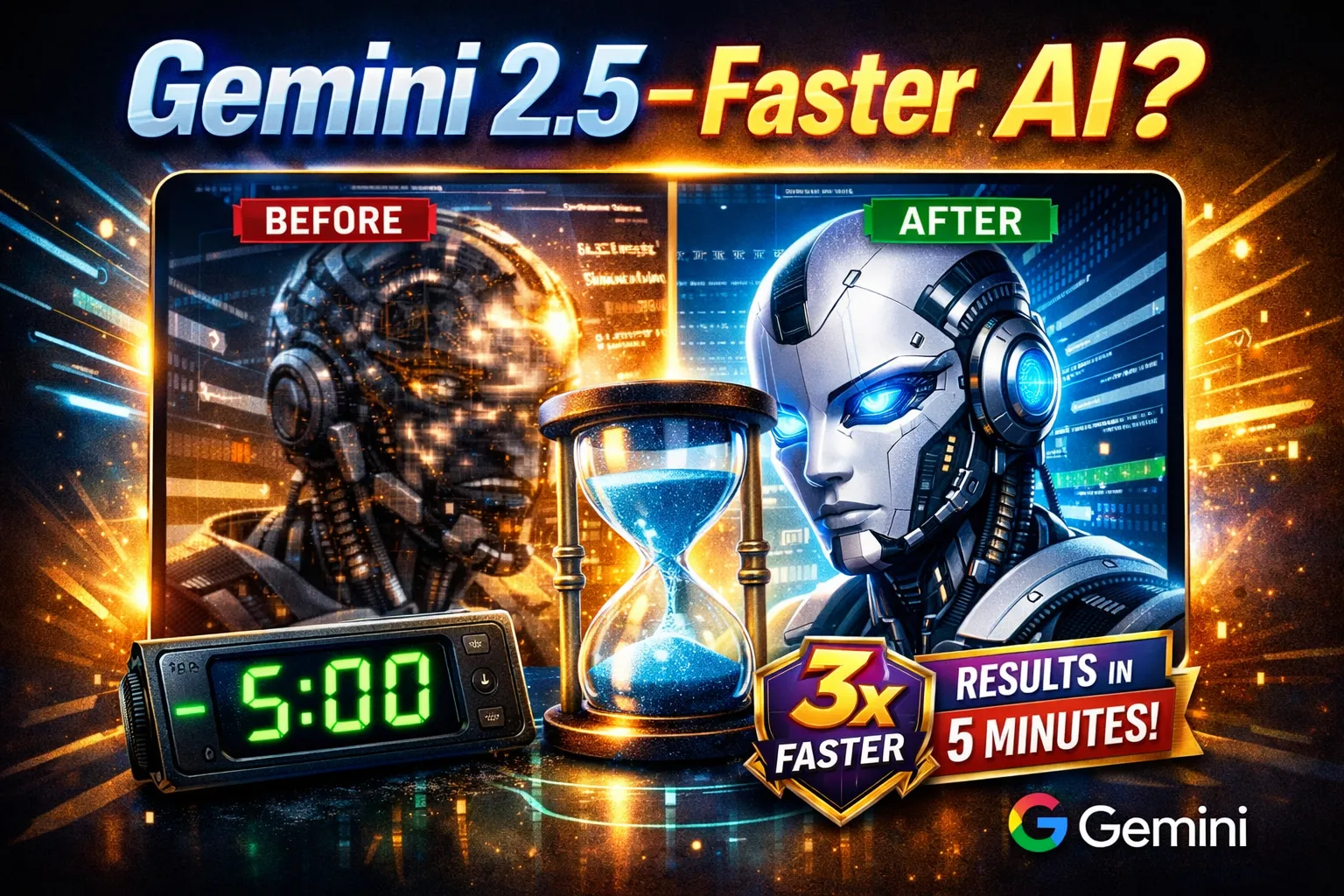 Gemini 2.5 — Faster? 5-min verdict, 3× speed, Must-Read