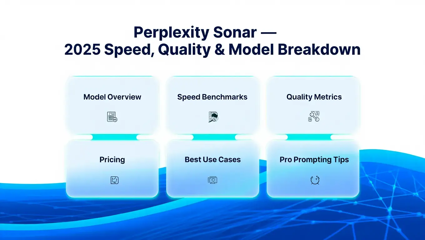 Perplexity Sonar Complete 2025 Guide & Benchmarks