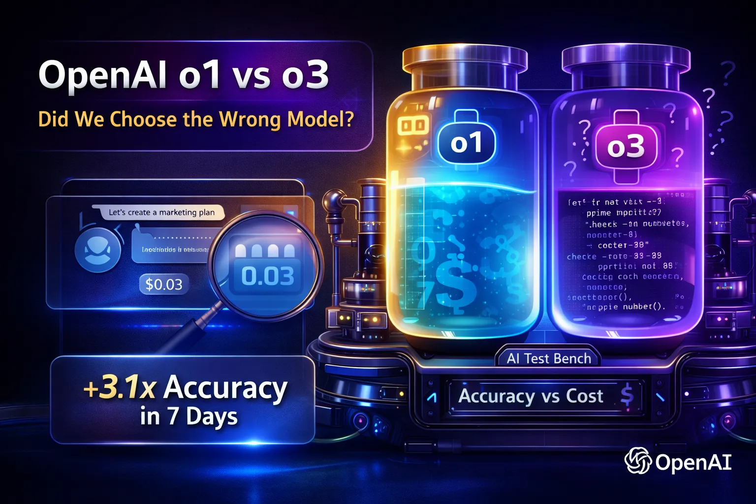 OpenAI o1 vs o3 — 2026 Verdict: 7 Tests, Real Results Now